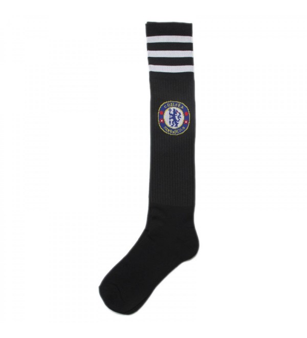 CHELSEA SOCCER SOCKS - BLACK - Buybest.pk